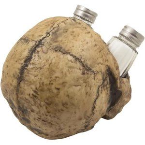 Kitchen | Scary Evil Human Skull Salt And Pepper Shaker Set Figurine ...